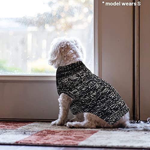 IPRAVOCI Dog Sweater for Small Medium Large Dog - Reflective Warm Fleece Knitwear Pullover Dog Clothes for Winter Fall