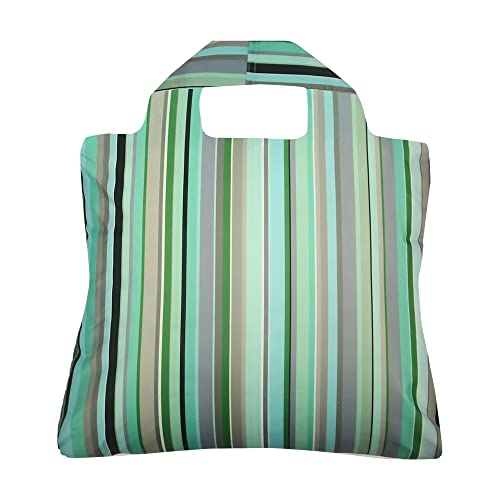 Envirosax Reusable Bag Polyester Shopping Grocery Bags Set of 5 Delightful Stripe Designs Water Resistant