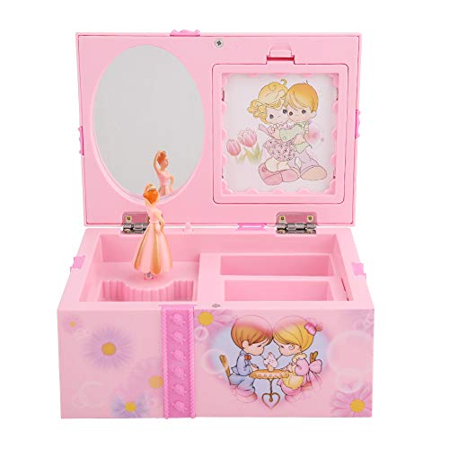 Jiawu Jewelry Box for Girls,, Children Toy Cartoon Music Box Girls jewelry Box, Girl Jewelry Box Plastic Girls