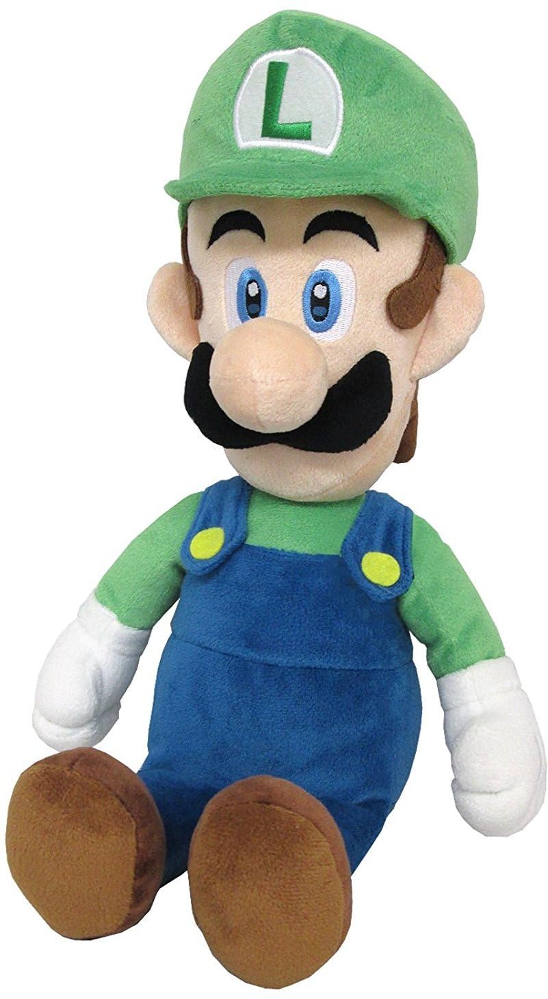 Little Buddy 1584 Super Mario All Star Collection - 1584 - Luigi Medium Stuffed Plush, 15", Multi-Colored
