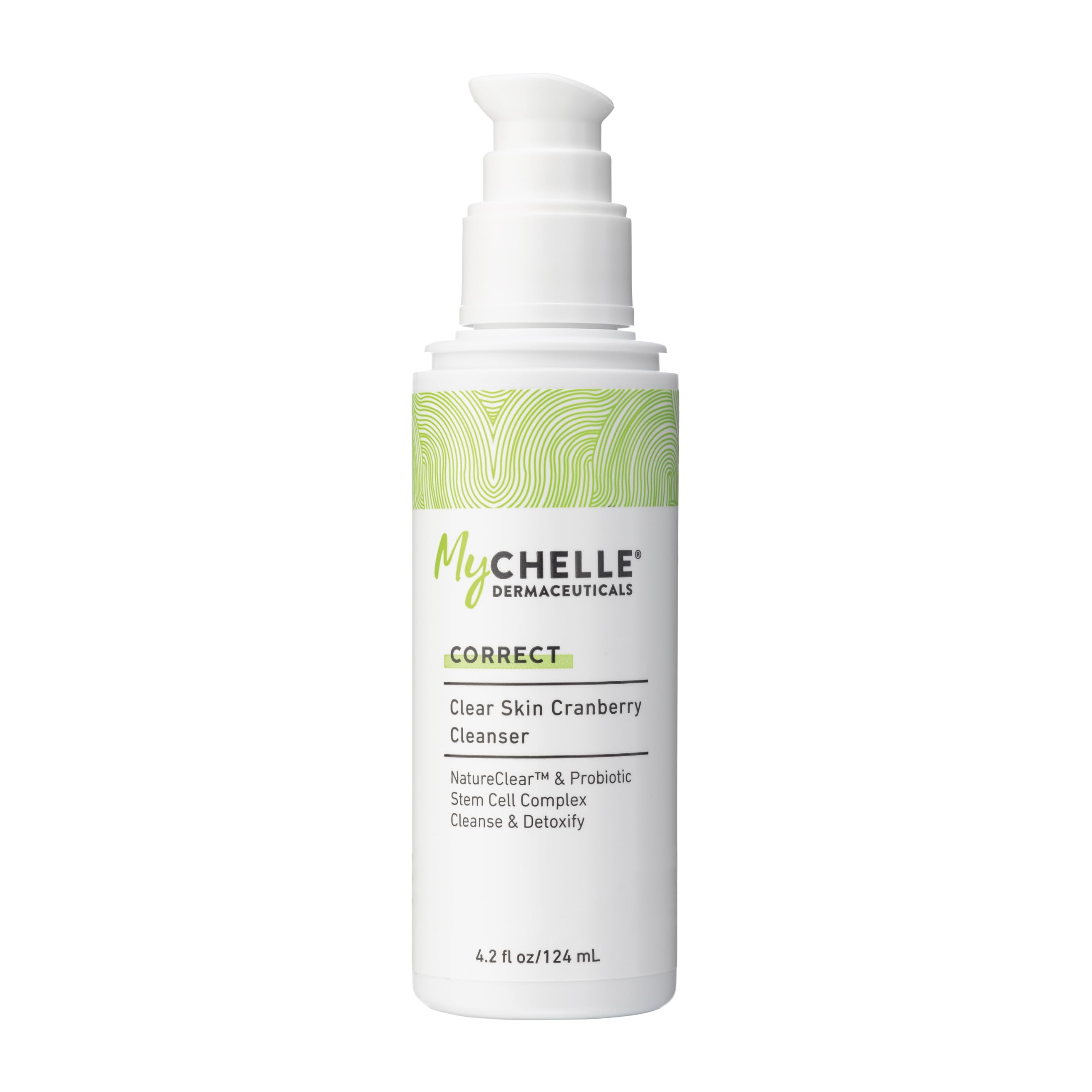 MyCHELLE Dermaceuticals Clear Skin Cranberry Cleanser (4.2 Fl Oz) - Correcting Exfoliator for Oily Skin, Facial Cleanser That Clarifies, Purifies, and Revitalizes Blemish-Prone Skin