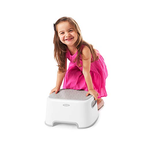 OXO Tot Step Stool, Gray, 7 Inch (Pack of 1)