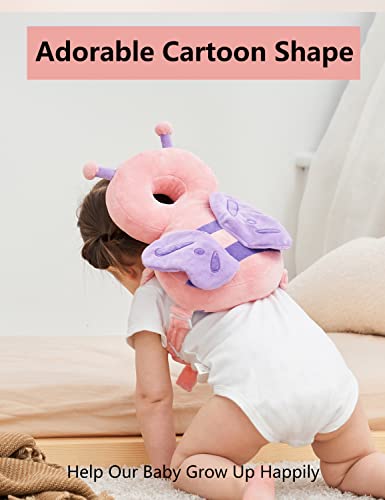 Toddler Baby Head Protection Cushion Backpack Wear,Brown Tiger