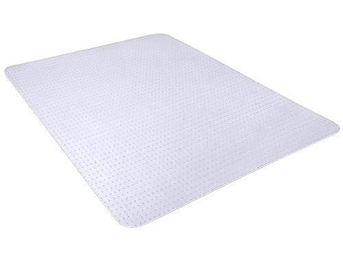 BesWin Chair Mat for Carpets, 30" X 48" Transparent Office Chair Mat for Low Pile Carpeted Floors, Computer Desk Chair Mat for Office Chair on Carpet for Work, Home, Gaming, Easy Glide (Rectangle)