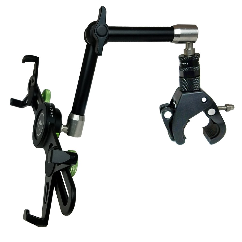 MYGOFLIGHT Flex Yoke Articulated Arm Sport Mount and Universal Cradle Kit for Any 7”-11” iPad Mini Air Pro Android Tablet PC Airplane Car RV Truck Boat Steering Wheel Dash Mounting