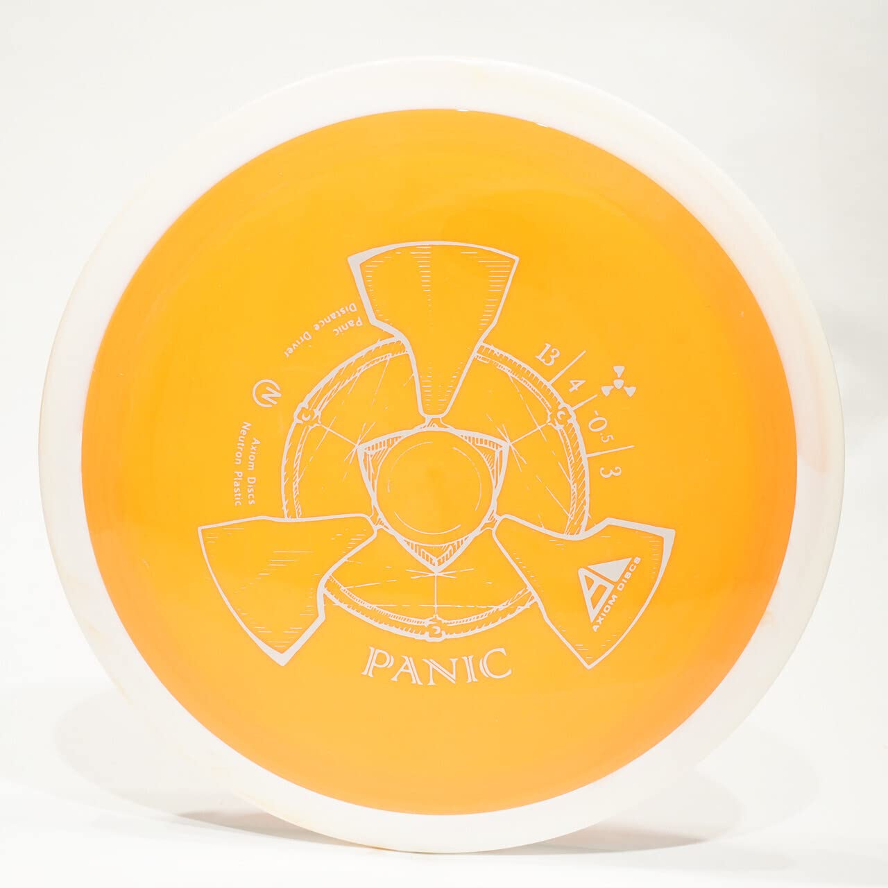 Axiom Panic (Neutron) Distance Driver Golf Disc, Pick Your Disc 168g Red w/Yellow Rim