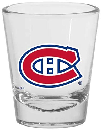 Canadiens 1.5oz Round Team Logo Shot Glass