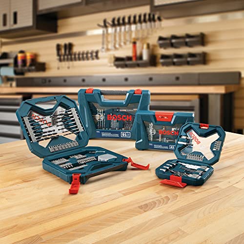 BOSCH MS4034 Drilling and Driving Set (34-Piece) , Black