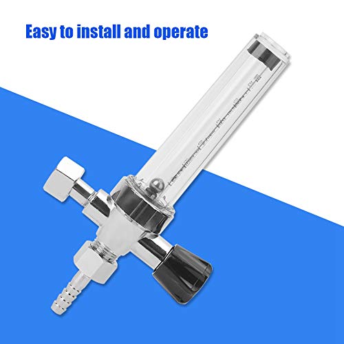 BIENKA Zinc Alloy Tube Type Straight Water Liquid Flow Meter Gauge Flowmeter 0-25m3/h Pressure Reducer Welding Weld Accessory Accurate Gas Metering System Regulator