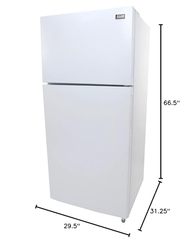 Avanti FF18D0W-4 FF18D Frost-Free Apartment Size Refrigerator, 18.0 Capacity, in White, 18 cu. ft