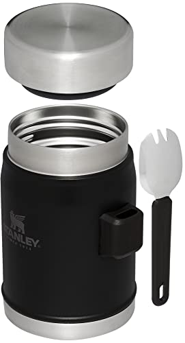 Stanley Classic Legendary Classic Food Jar + Spork 14oz Matte Black