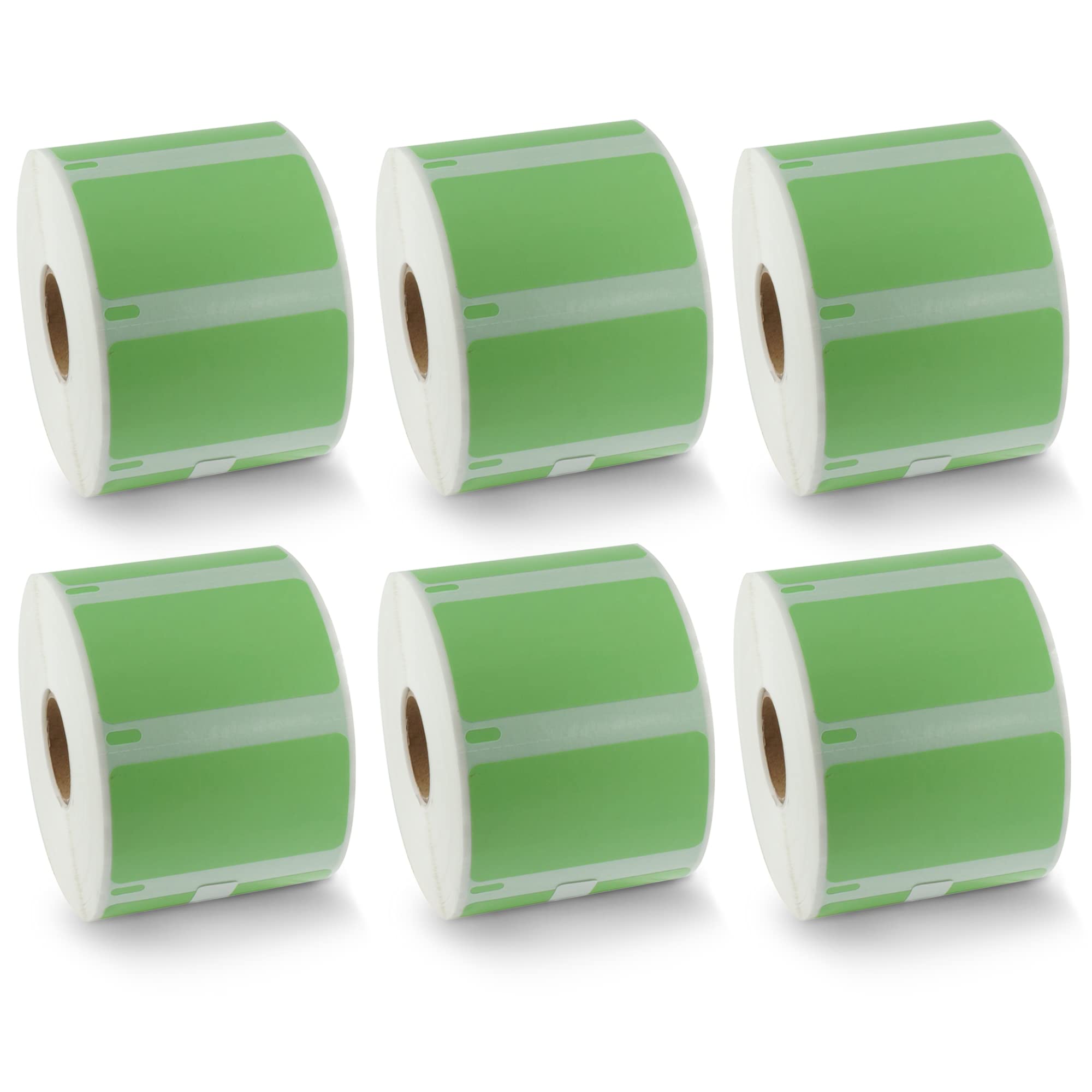 BETCKEY - Compatible DYMO 30334 (2-1/4" x 1-1/4") Medium Multipurpose Barcode/FNSKU Labels - Compatible with Rollo, DYMO Labelwriter 450, 4XL & Zebra Printers[6 Rolls, 6000 Labels, Blue]