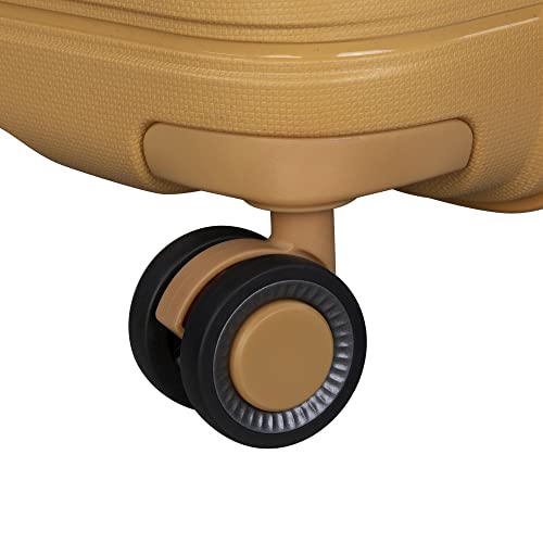 it luggage Eco Tough 26" Hardside Checked 8 Wheel Expandable Spinner, Honey Gold