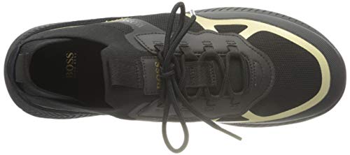BOSS Men's Modern Sneaker, Black, 10