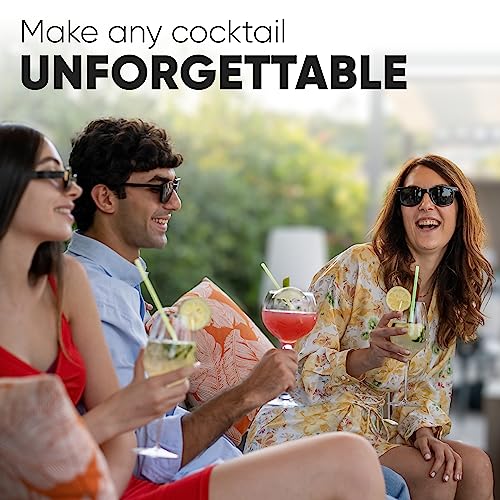BERLINZO Premium Clear Ice Cube Maker - Whiskey Ice Ball Maker Mold Large 2 Inch - Crystal Clear Ice Maker Sphere - Clear Ice Ball Maker with Storage Bag