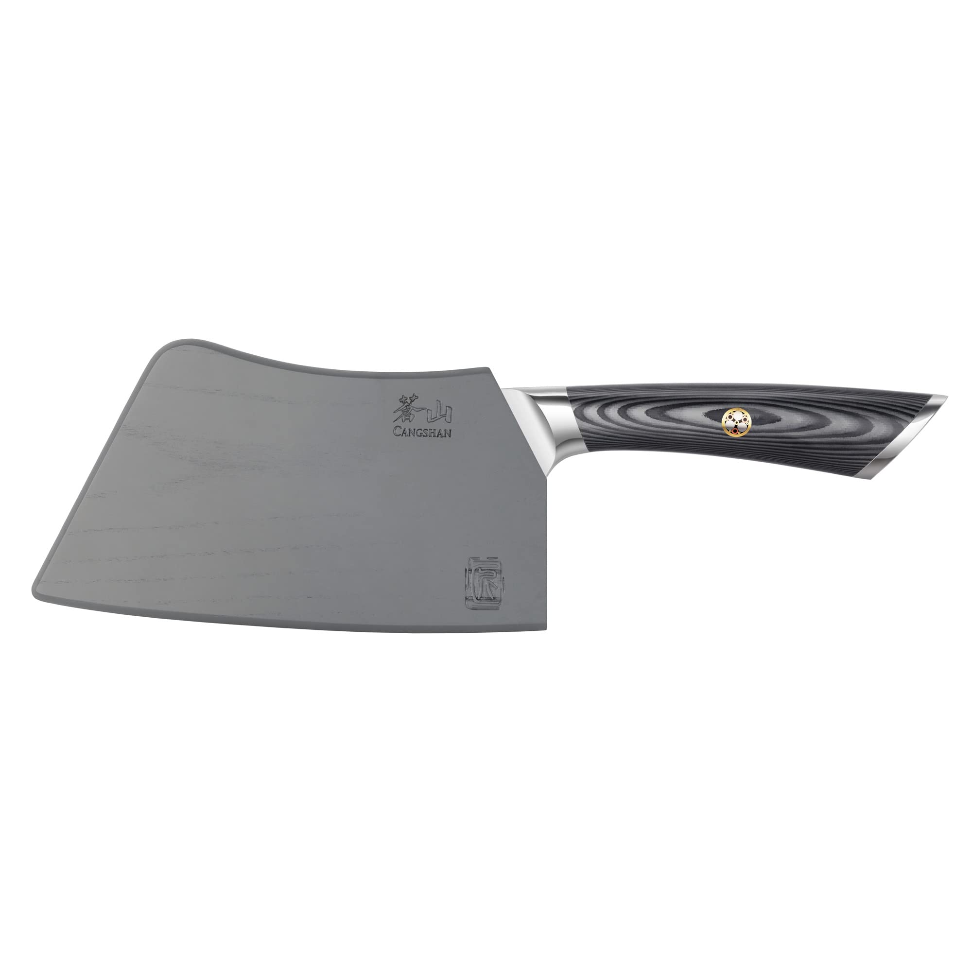 Cangshan NAKA Series 503091 Swedish 14C28N Steel 6-inch Meat Cleaver with Sheath