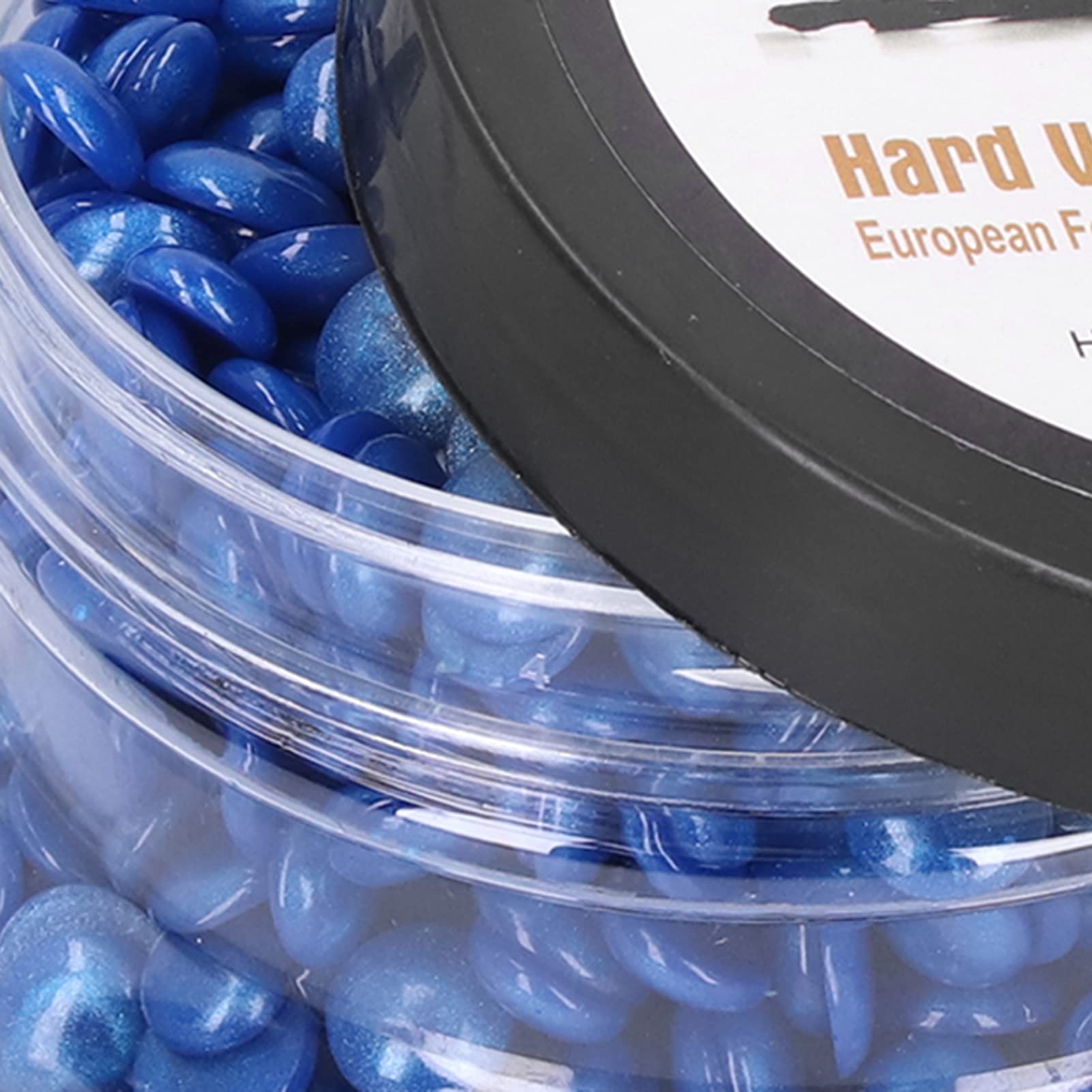 Hard Wax Bean, Depilatory Wax Bead 8.8oz Pearly Lustre Compact Professional Portable for Home for Face Underarm for Legs Bikini Area(Pearly Chamomile)