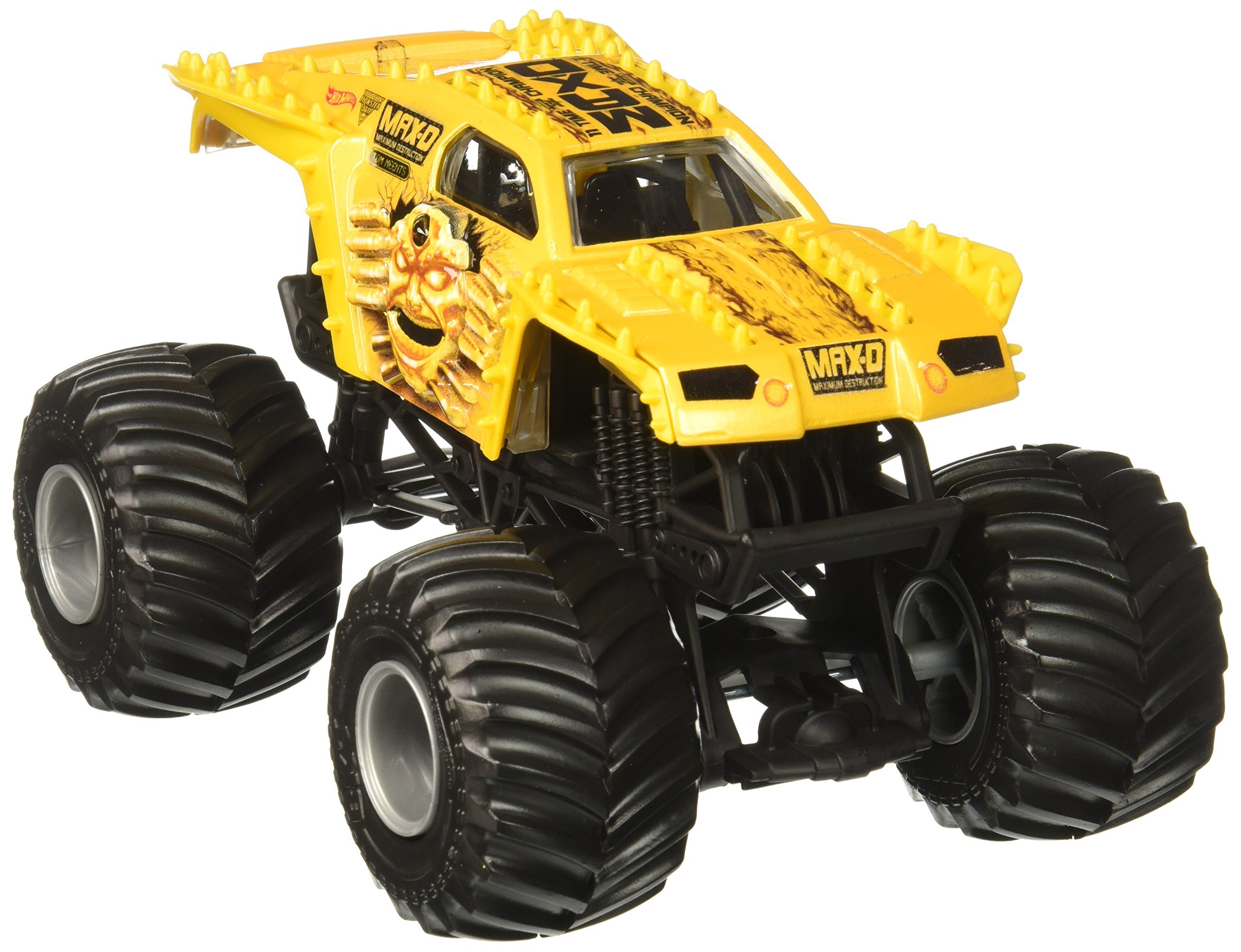 Hot Wheels Monster Jam Max-D Vehicle, Gold 1:24 Scale