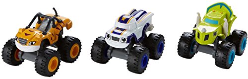 Fisher-Price Nickelodeon Blaze & The Monster Machines, 3 Pack Die-Cast Pack #2