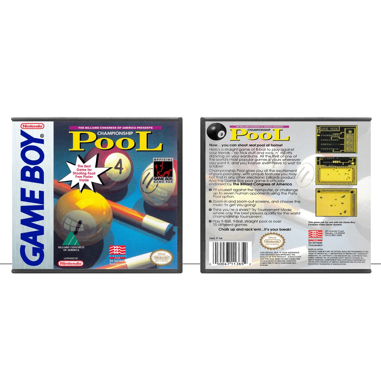 Championship Pool | (GB) Game Boy - Game Case Only - No Game
