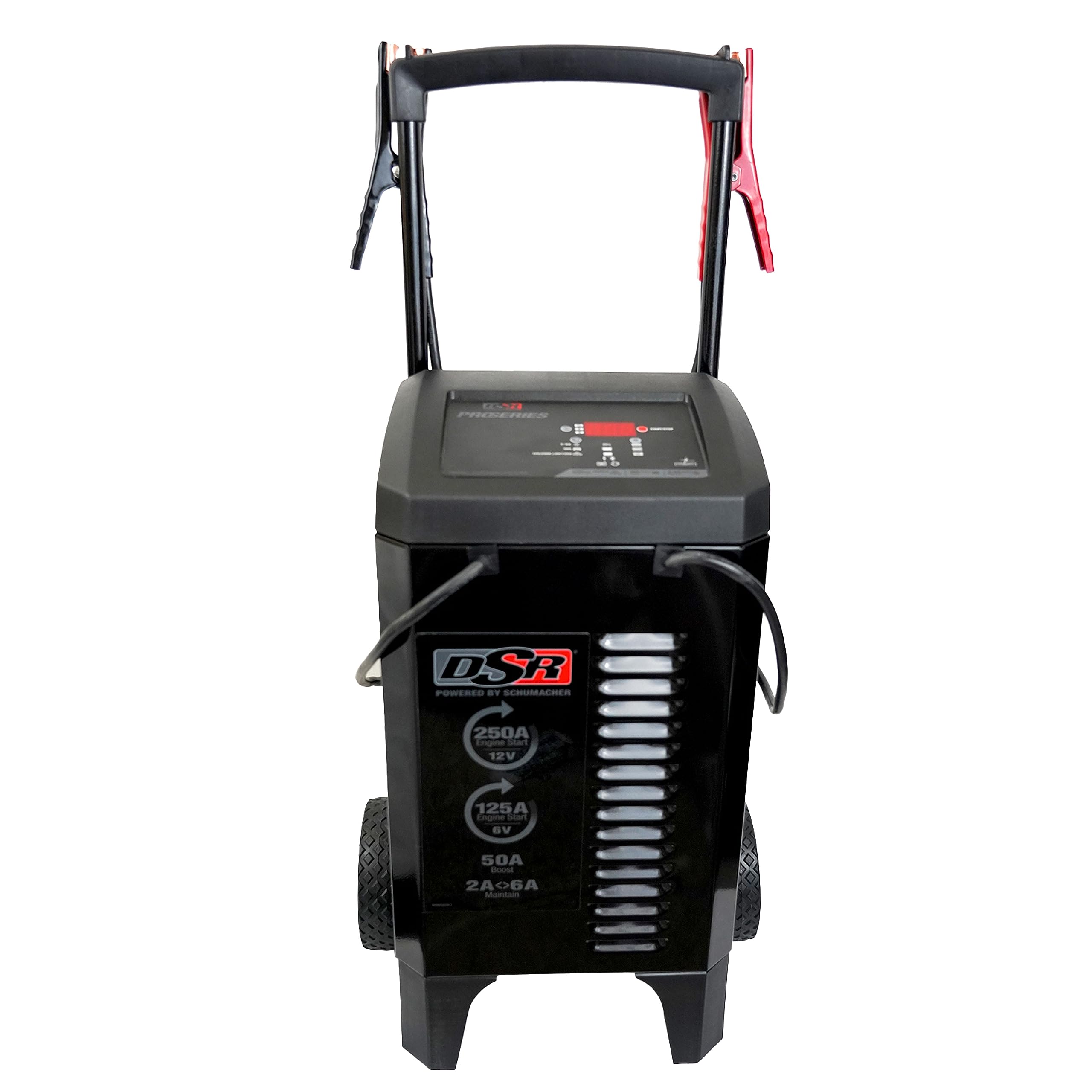 Schumacher Electric DSR161 ProSeries Car Battery Charger - 250 Peak Amps - 6v / 12v Battery Charger - Fully Automatic Battery Maintainer + Engine Starter for SUVs, Trucks, and Large Engines