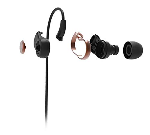 SoundMAGIC PL30+C Active Sport in-Ear Headphones with Microphone and Volume Control (Black/Gold)