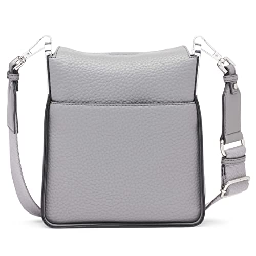 Calvin Klein Fay North/South Small Crossbody, Steel Grey,One Size