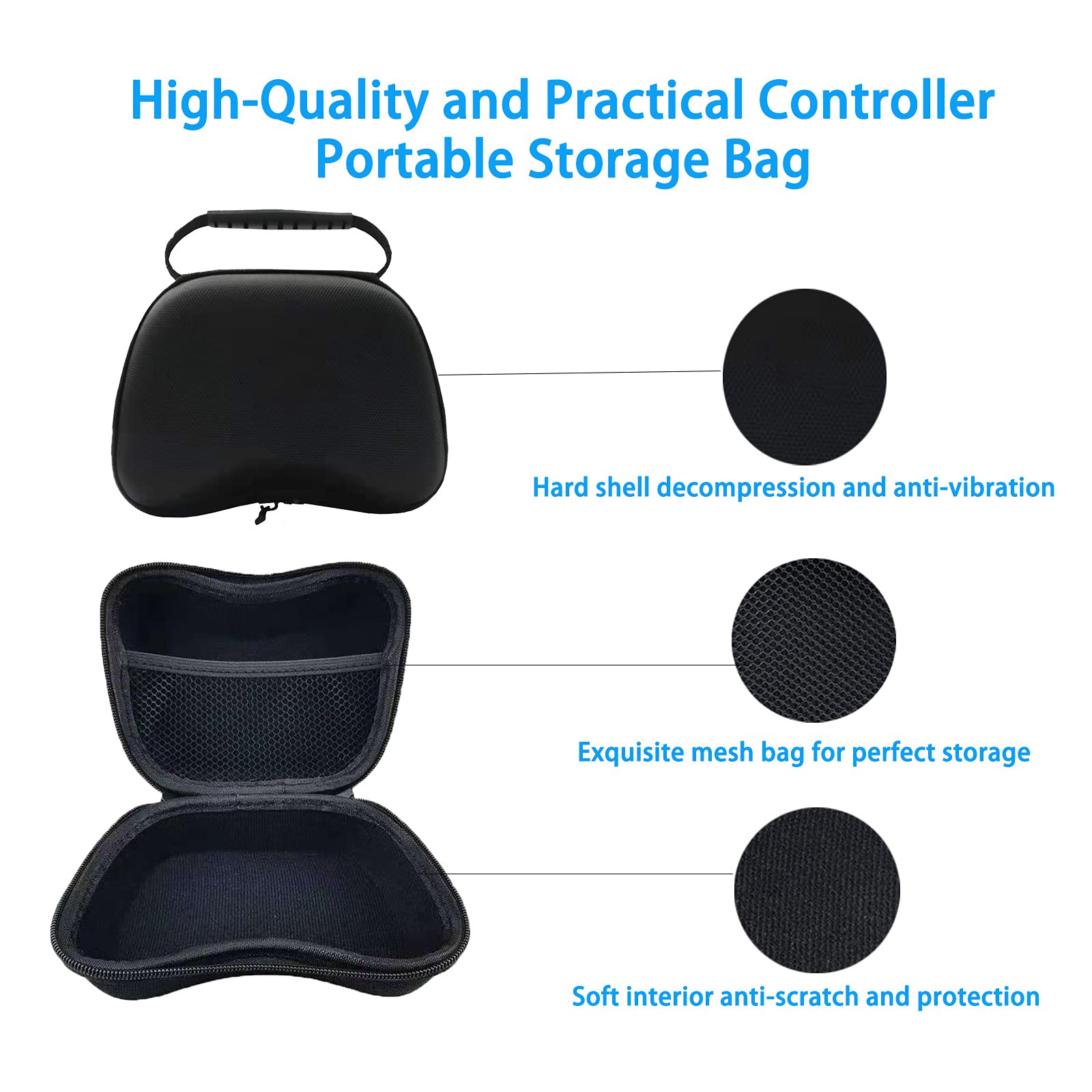 Bibolic PS5 Accessorys Kit - Bundle Accessories for Playstation 5, Controller Charger, Carrying Case, Silicone Case, Thumb Caps, Dust Plugs, Wall Mount Holder Set and More(21 in 1)