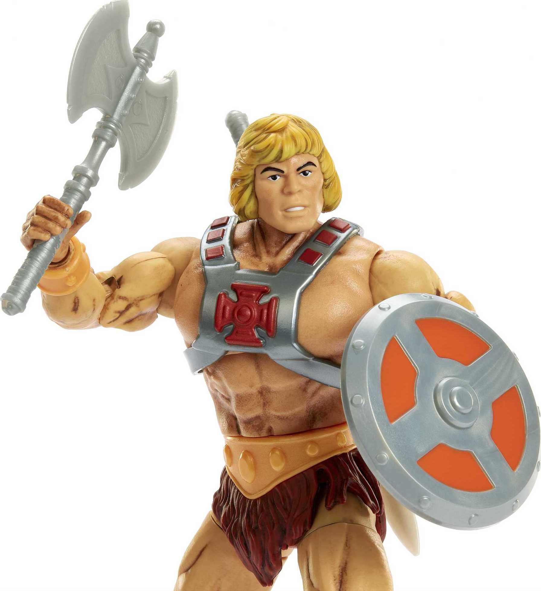 Masters of the Universe Masterverse He-Man Action Figure, 40th Anniversary Figure with Accessories, Motu Character Toy Collectible 