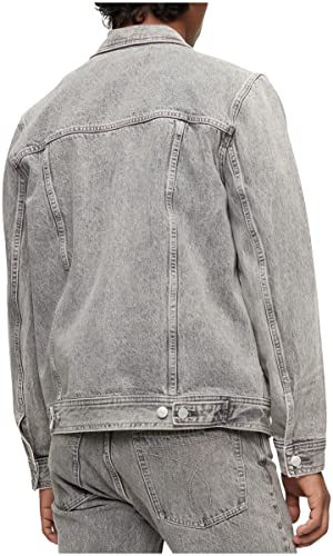 Calvin Klein Men's Palmer Grey Utility Trucker Jacket