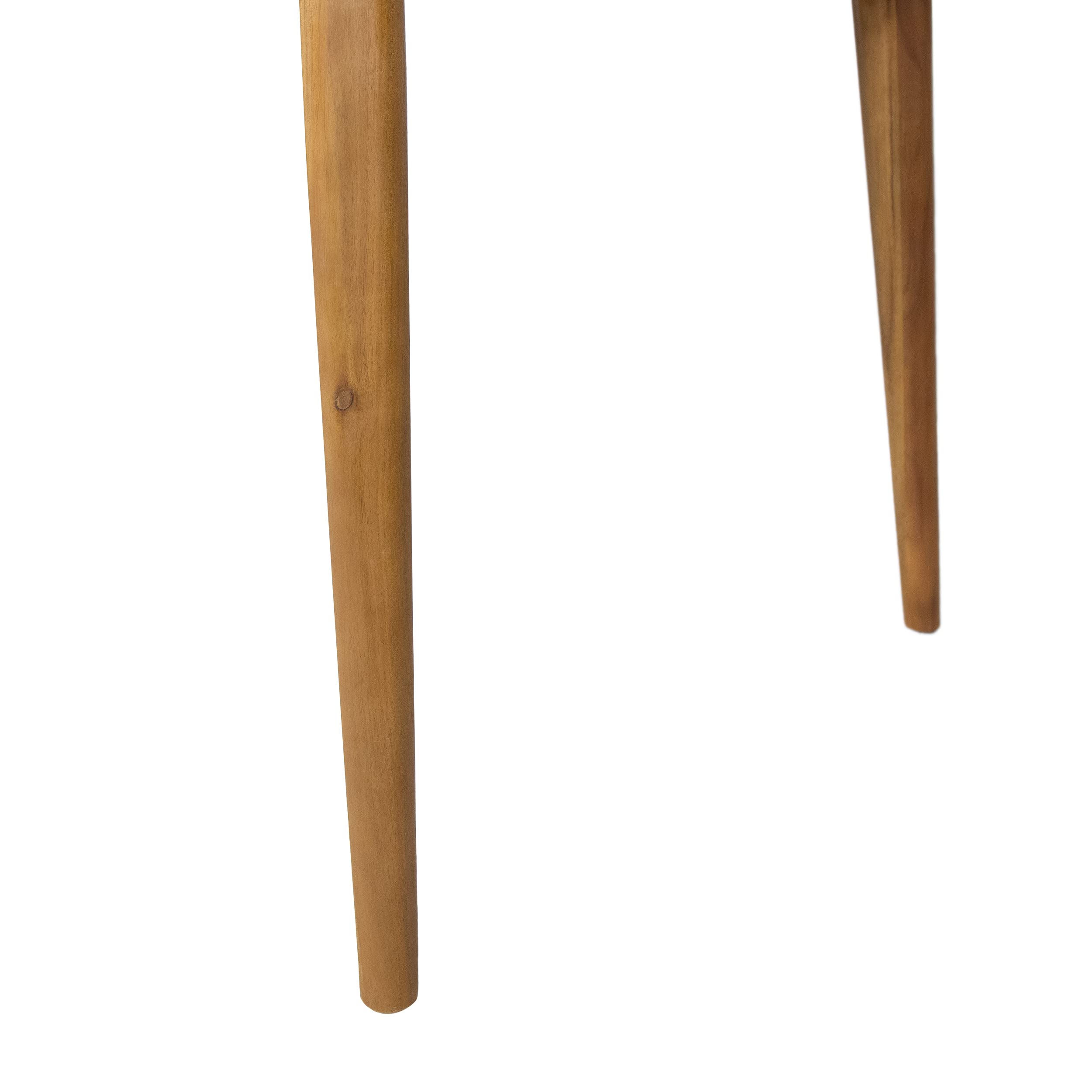 Christopher Knight Home Llando Outdoor 7-Piece Acacia Wood Dining Set, 21.25 "W x 23.25 "D x 35.5 "H, Teak + Cream