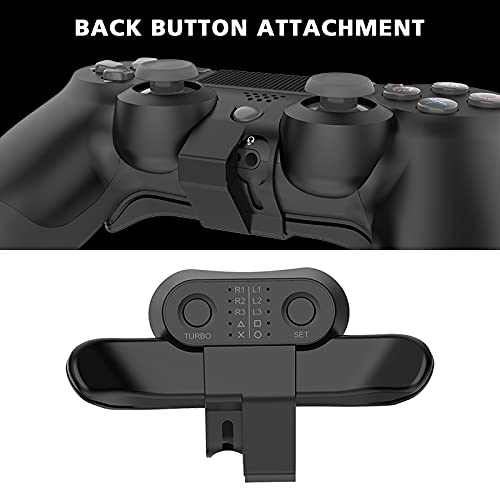 BETMI Controller Paddles Back Button Attachment/Turbo Function FPS/Customization Mapping Buttons/Audio Jack for PS4 Playstation 4 Controller