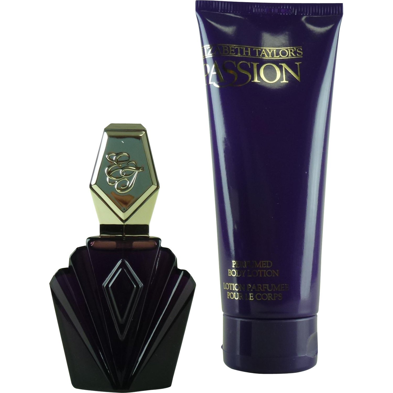Passion by Elizabeth Taylor 2-Piece Set for Women (1.5 Oz. Eau de Toilette Spray + 6.8 Oz. Body Lotion)