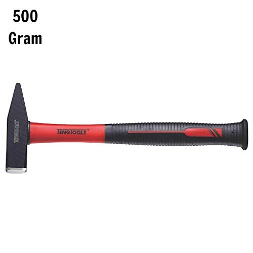 Teng Tools 500 Gram Cross Peen Engineers Hammer With One Round Face & One Wedge Peen Face - HMEG500, Silver