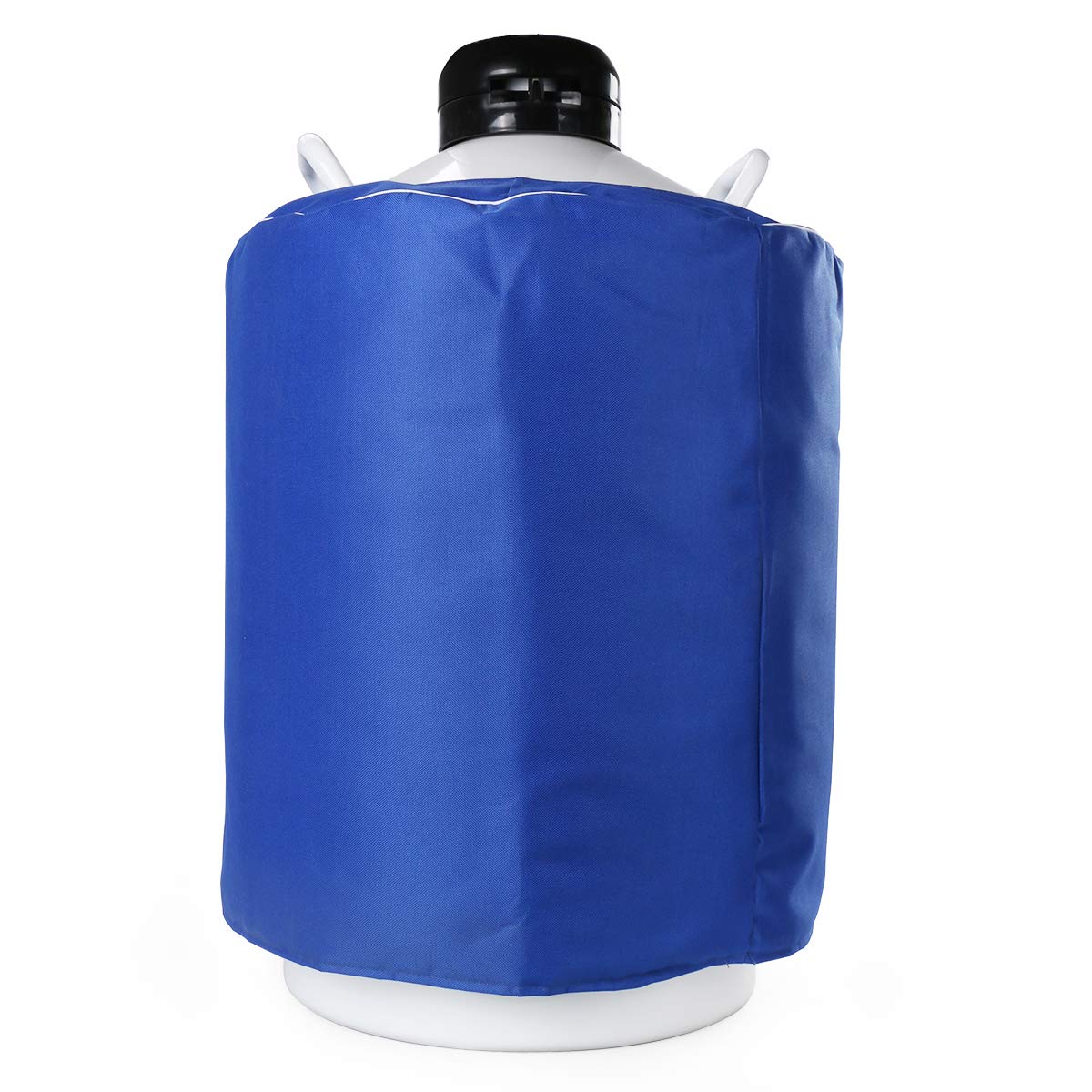 U.S.SOLID 30L Cryogenic Container Liquid Nitrogen LN2 Tank Dewar with Straps 6 Canisters