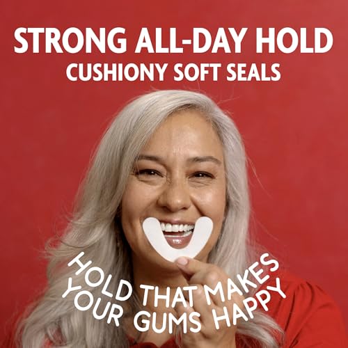 Sea Bond Secure Denture Adhesive Seals, Original Lowers, Zinc-Free, All-Day-Hold, Mess-Free, 15 Count (Pack of 1)