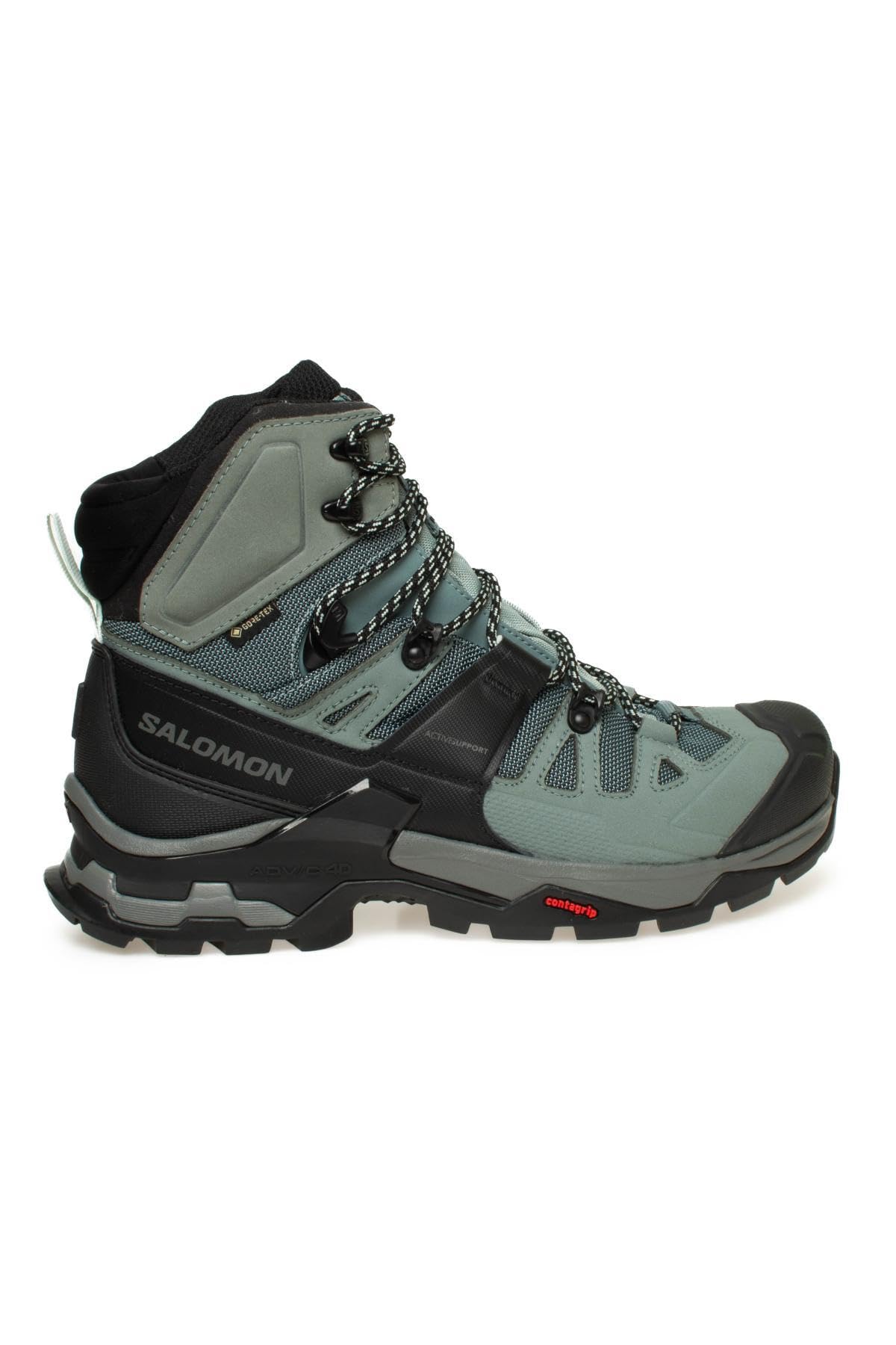 Salomon Quest 4 Gore-TEX Hiking Boots for Women, Slate/Trooper/Opal Blue, 5.5