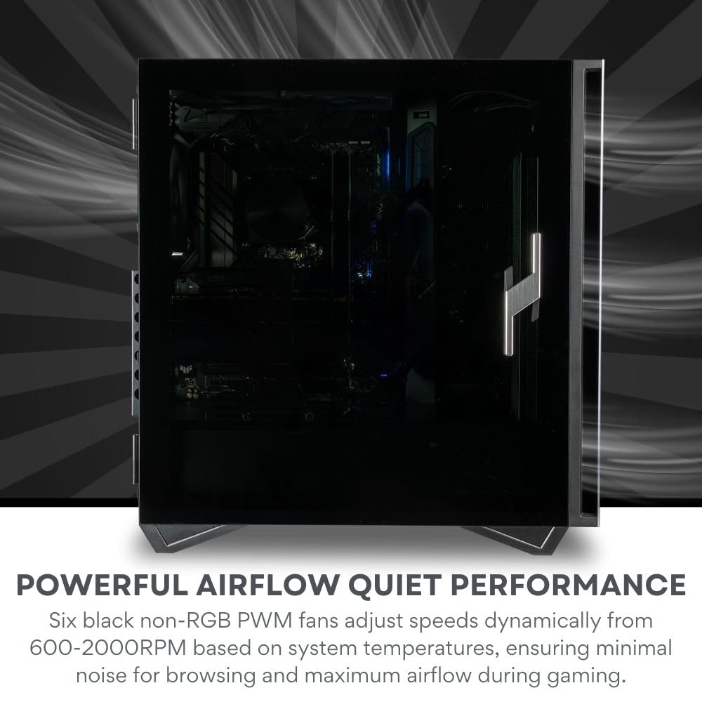 Computer Upgrade King Empowered PC Gaming Desktop with Intel Core i7-14700KF, NVIDIA RTX 4070 Ti, 32GB DDR5 RAM, 1TB NVMe SSD, 3TB HDD, WiFi 6, Windows 11 Home, 3-Year Warranty