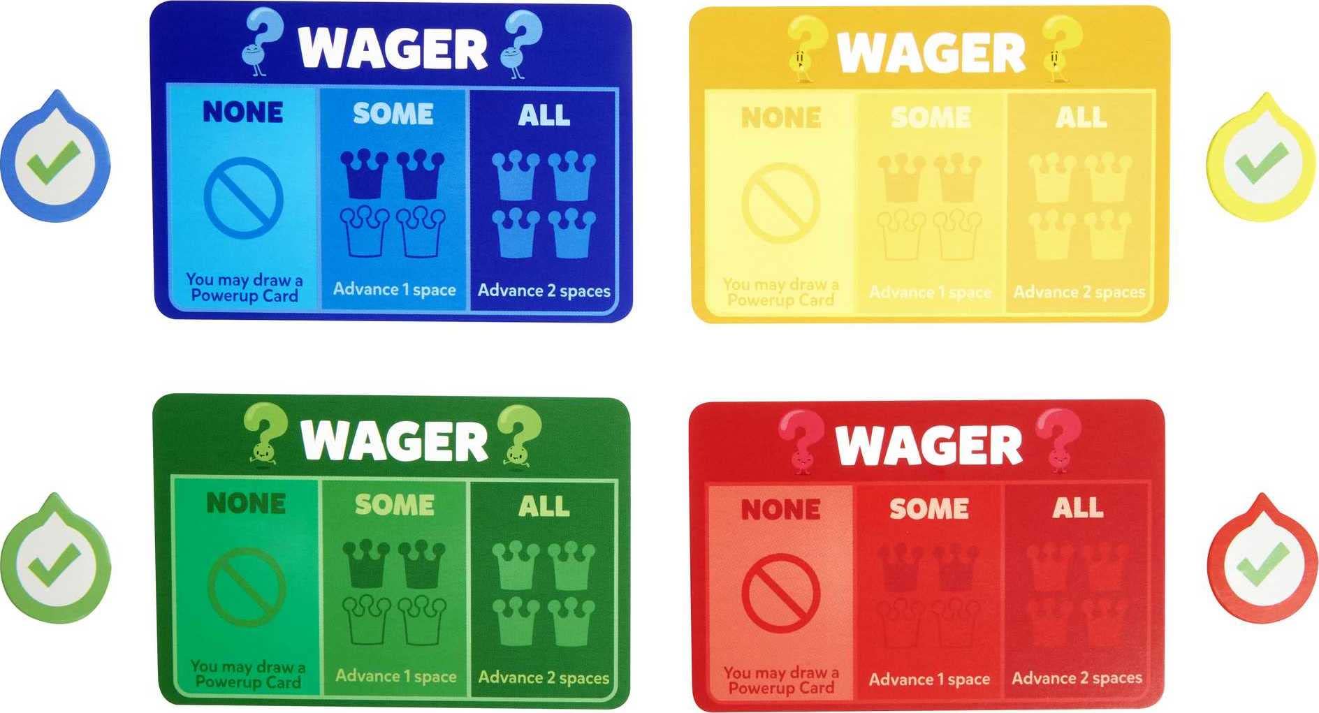 Mattel Games Trivia Crack The Board Game Based on Trivia App Game with Question Cards, Wager Tokens & Powerup Cards