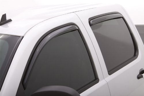 Lund 182607 Ventvisor Elite Side Window Defectors, 2-Piece Set for 2002-2008 Dodge Ram 1500; 2003-2009 Ram 2500, 3500 | Fits Standard Cab
