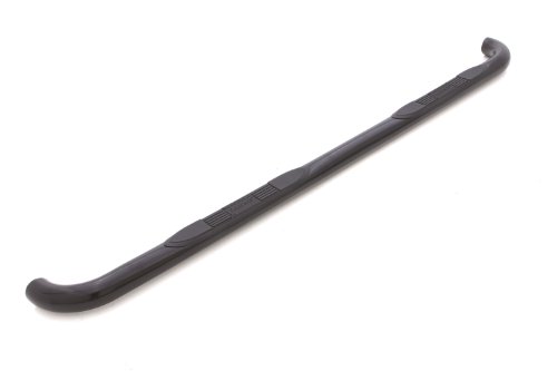 Lund 23090907 Black Steel 3" Round Bent Nerf Bars for 2009-2014 Ford F-150 SuperCrew (Including 2011-2014 Raptor)