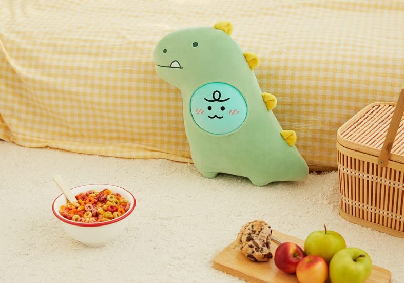 KAKAO Official Merchandise- Jordy Cute Dinosaur Size: 11.8 x 5 x 13 Inch KAKAO FRlENDS