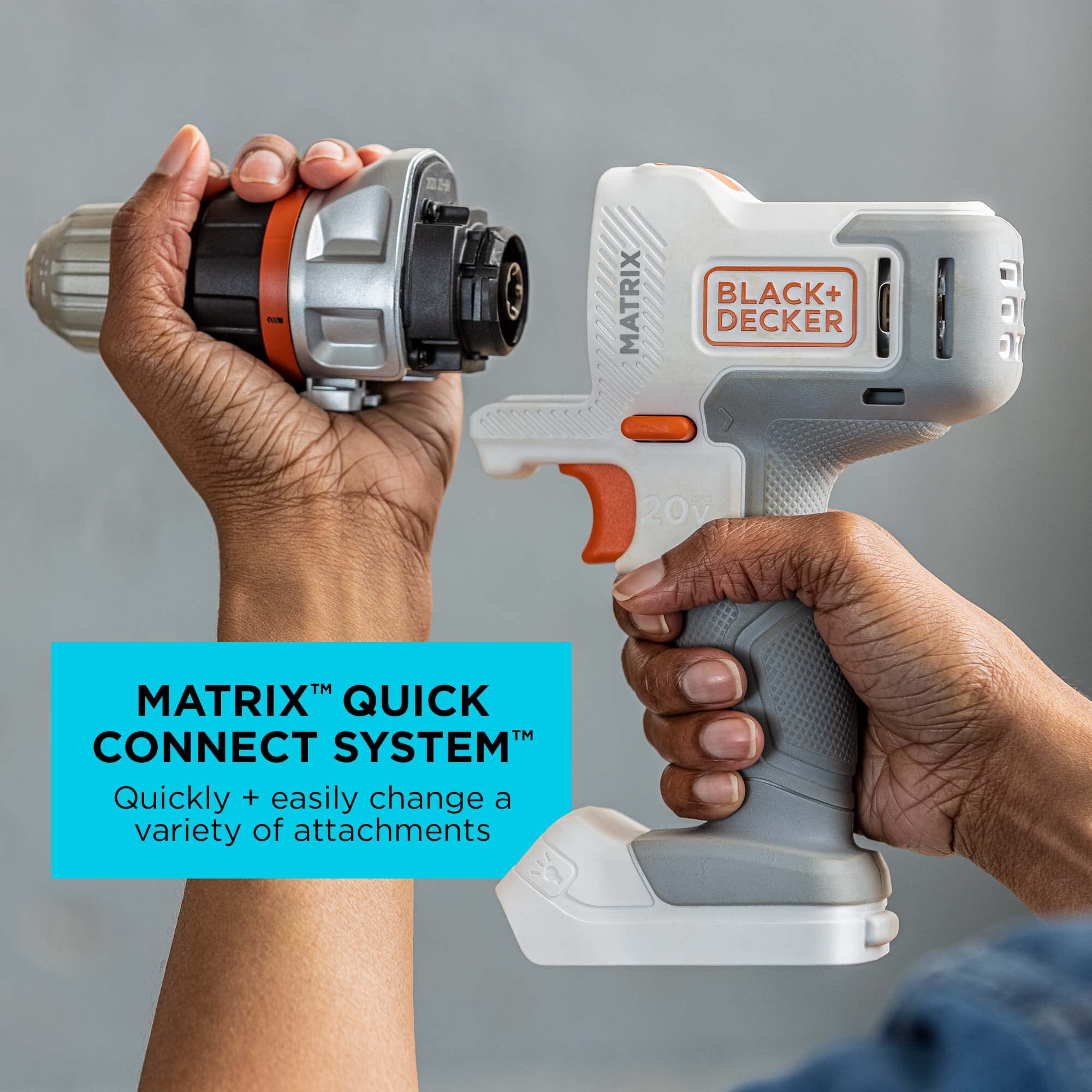 BLACK+DECKER BLACK+DECKER MATRIX 20V MAX* Drill Kit with Storage Case (BDCDMT120WCSTFF)