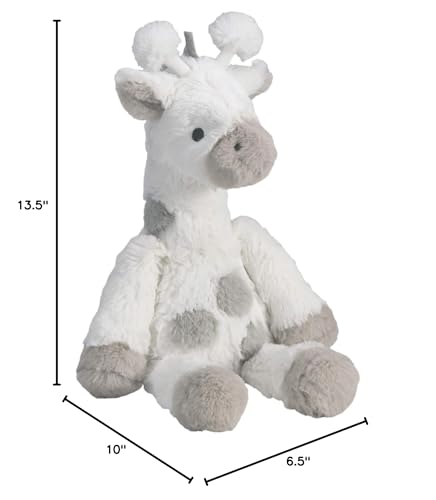 Lambs & Ivy Signature Goodnight Giraffe Moonbeams Plush Giraffe Stuffed Animal 11.5 Inch - Millie - Gray/White
