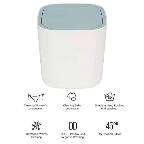 BHVXW 3.8L High Capacity Portable USB Powered Desktop Electric Washing Machine for Home Use Cloth wash Machine