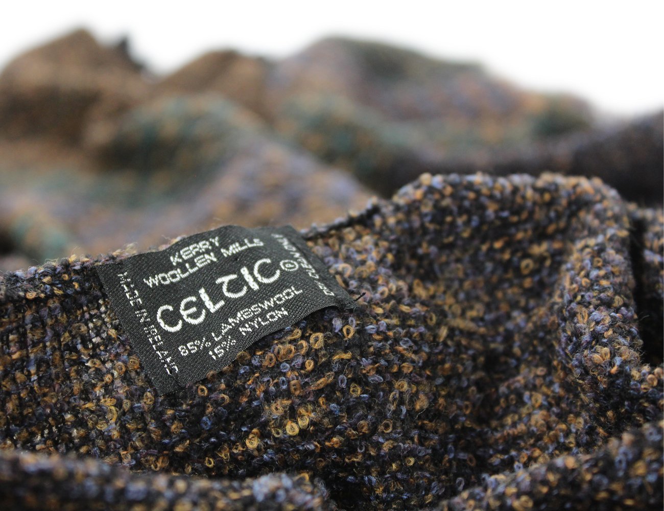 Lambswool Ruana Kerry Woollen Mills Irish Turf