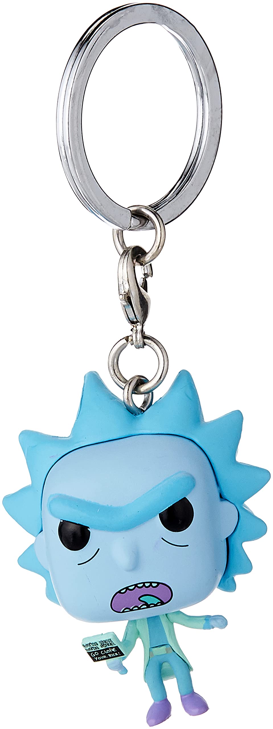 FUNKO POP! KEYCHAIN: Rick & Morty - Hologram Rick Clone