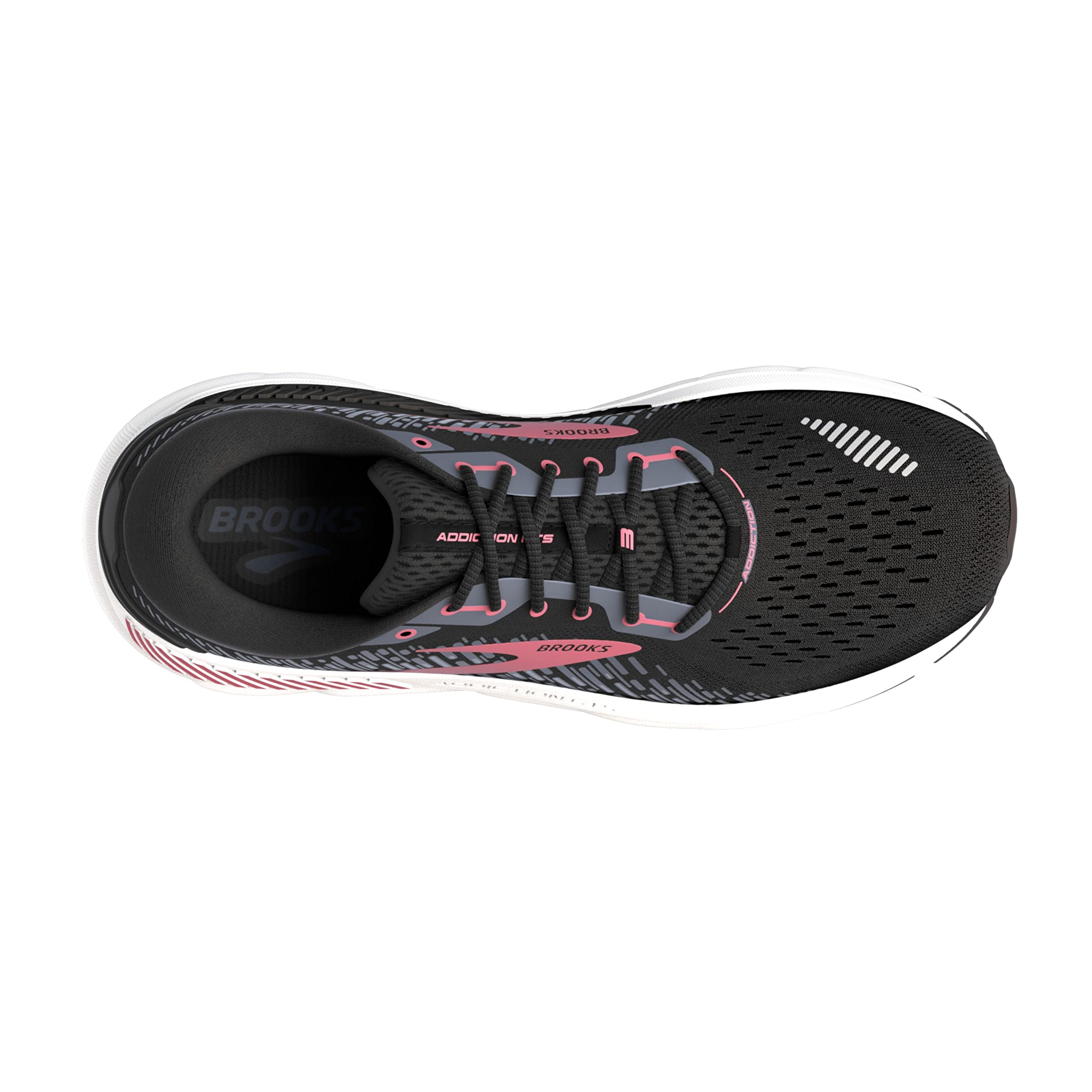 Brooks Women's Addiction GTS 15 Supportive Running Shoe - Black/Ebony/Mauvewood - 11 Medium