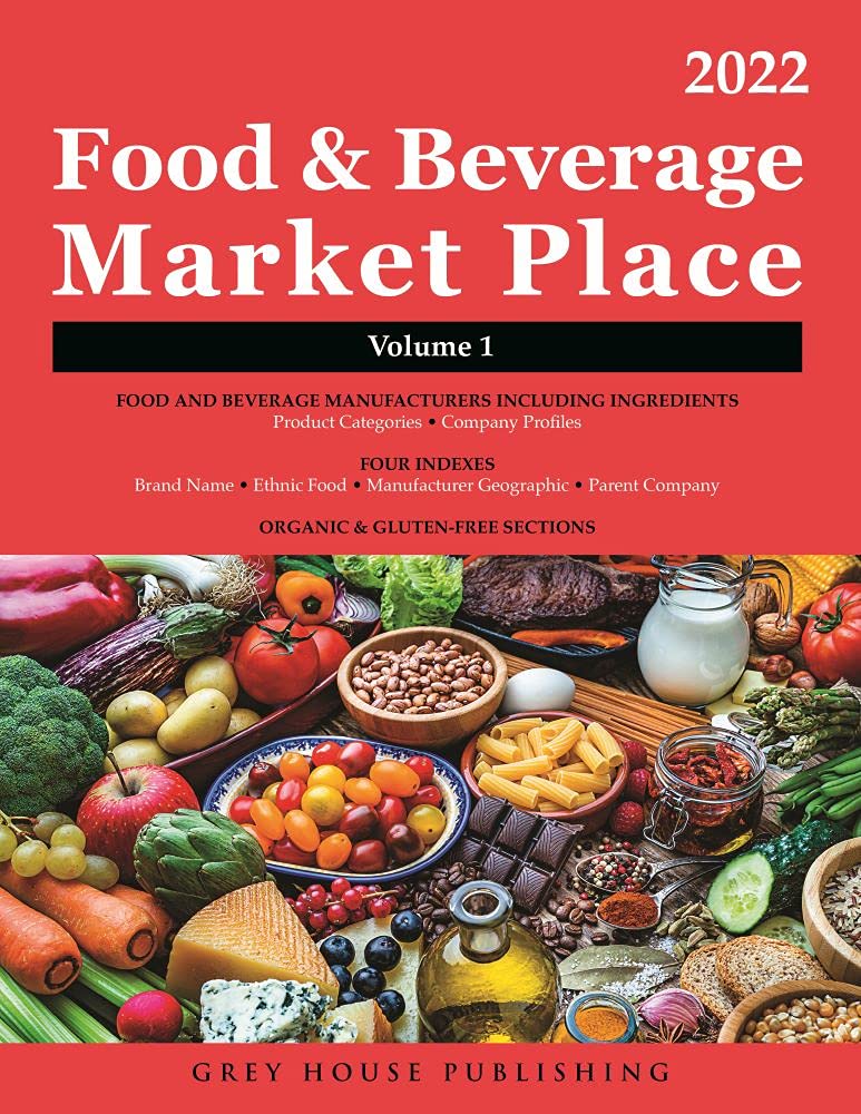 Food & Beverage Market Place: 3 Volume Set, 2022: Print Purchase Includes 1 Year Free Online Access