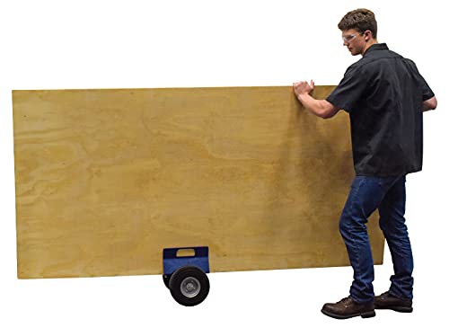 Vestil PLDL-HD-4 Steel Plate and Slab Dolly with Foam Wheels, 500 lbs Load Capacity, 14-1/4" Height, 12" Length x 13-5/8" Width
